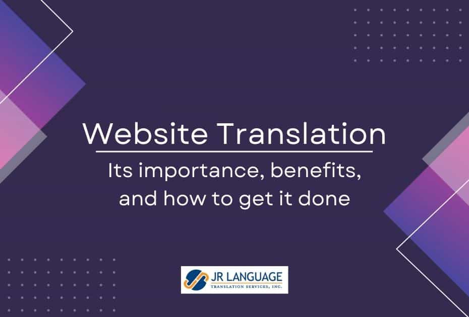 Why You Need Website Translation Services and How to Plan For It